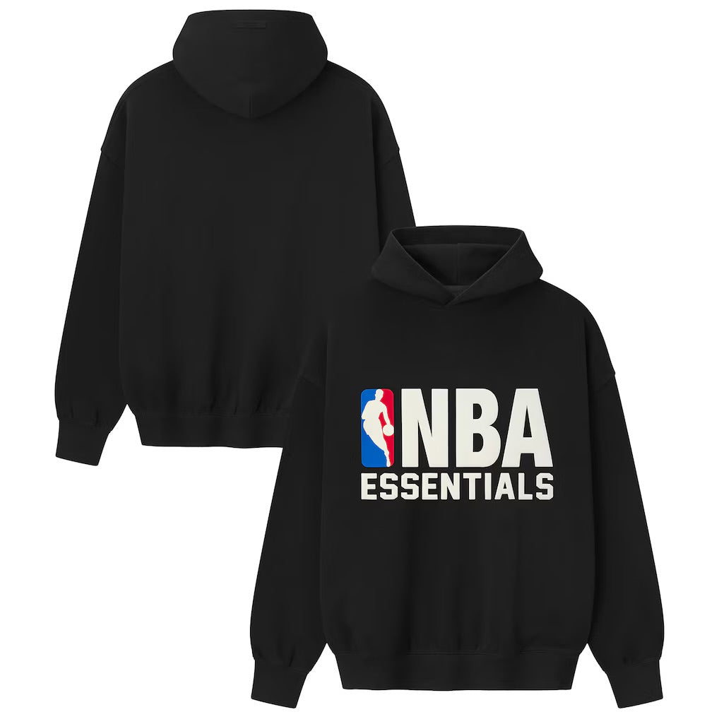 Fear of God Essentials x NBA Hoodie 'Black'