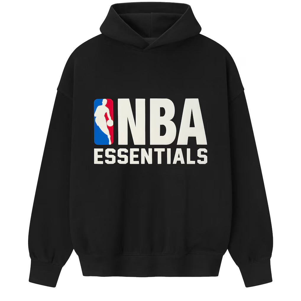 Fear of God Essentials x NBA Hoodie 'Black'